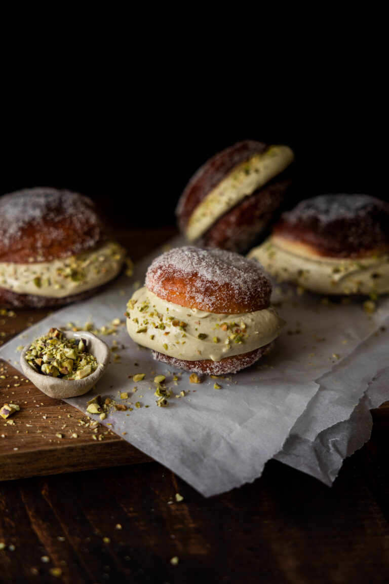Bomboloni à la pistache – Plus une miette dans l'assiette